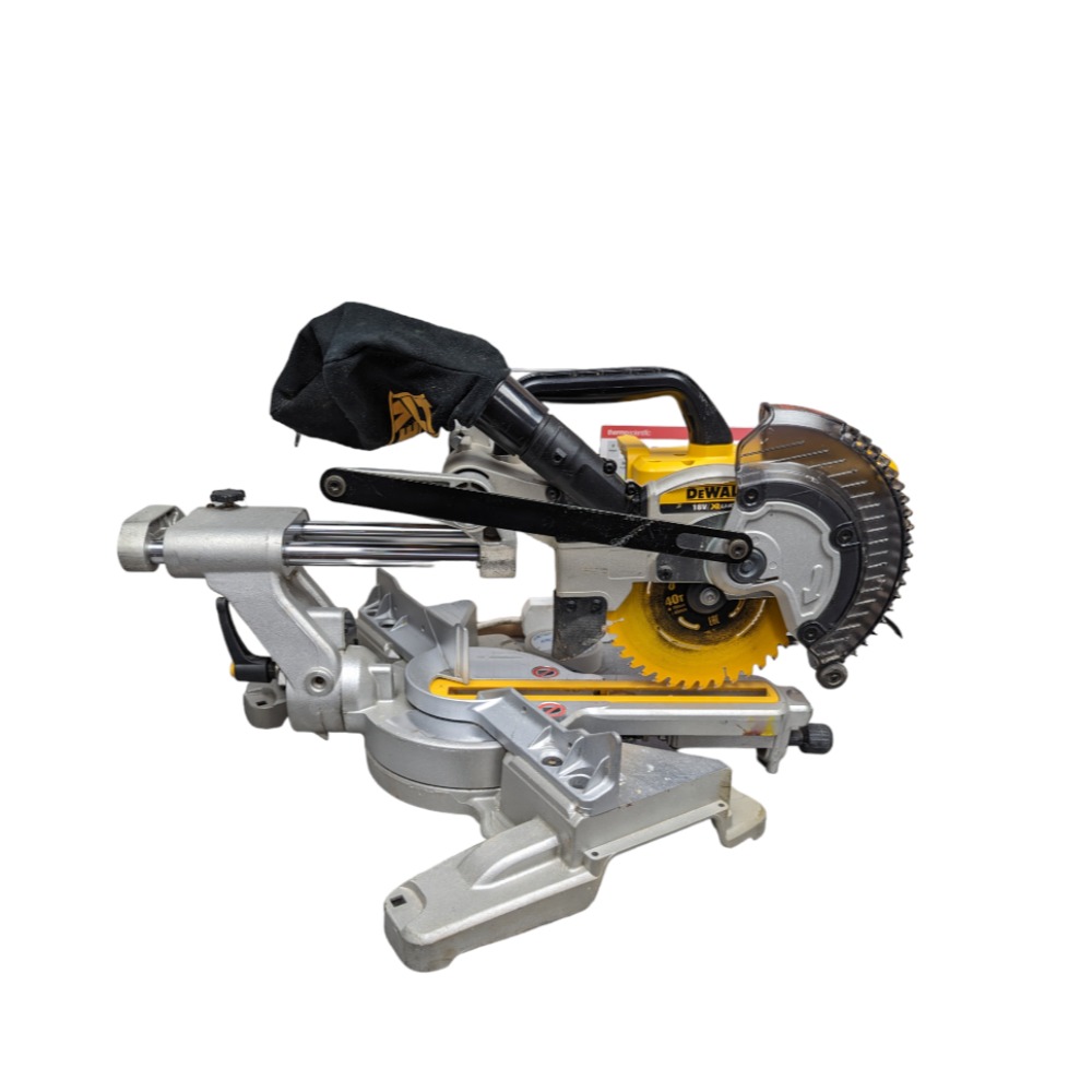 Pre-owned Dewalt DCS365 Mitre Cordless Saw 18V Bare Unit - Own4Less